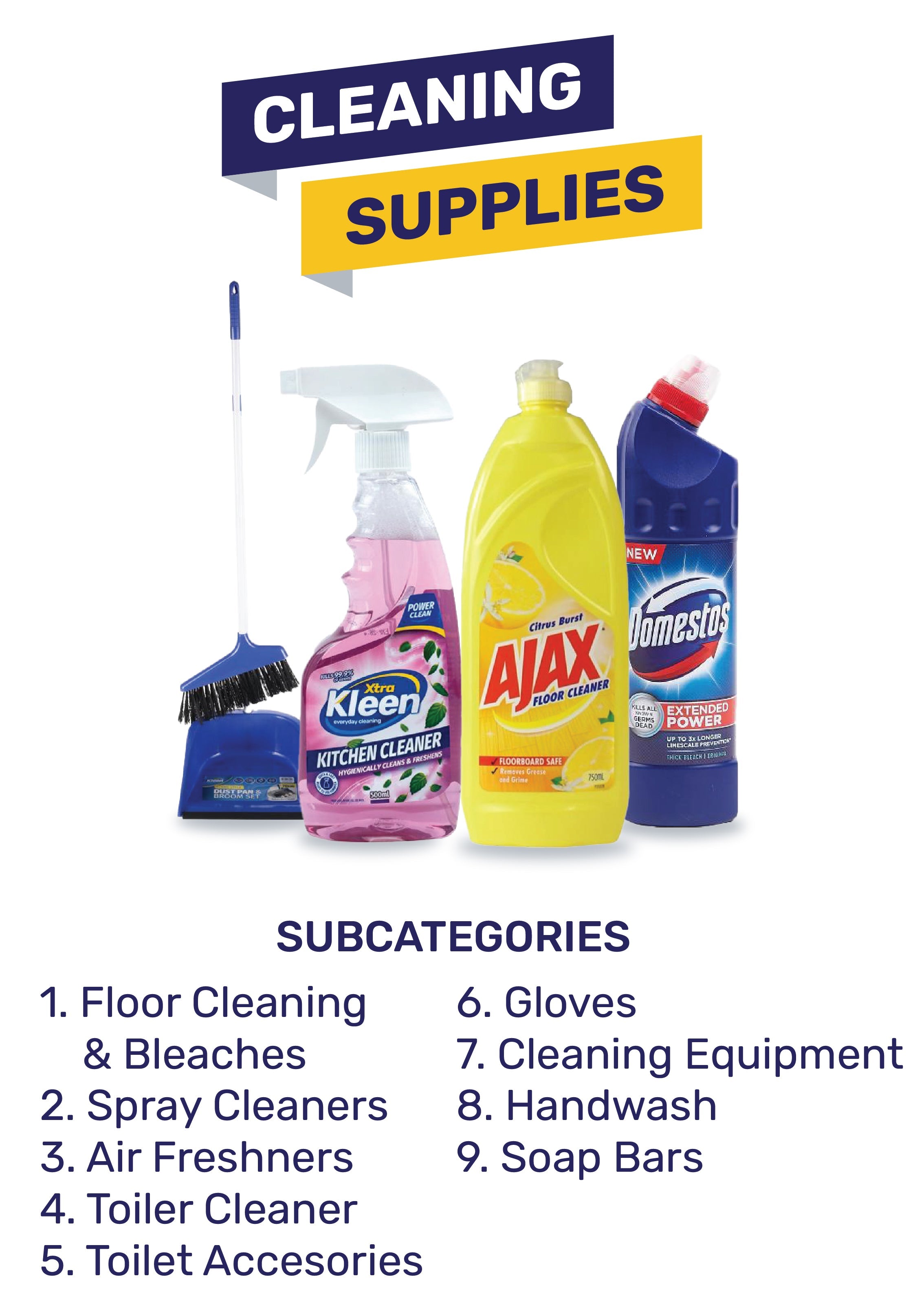 CLEANING – PACKAGINGONWHEELSWHOLESALE