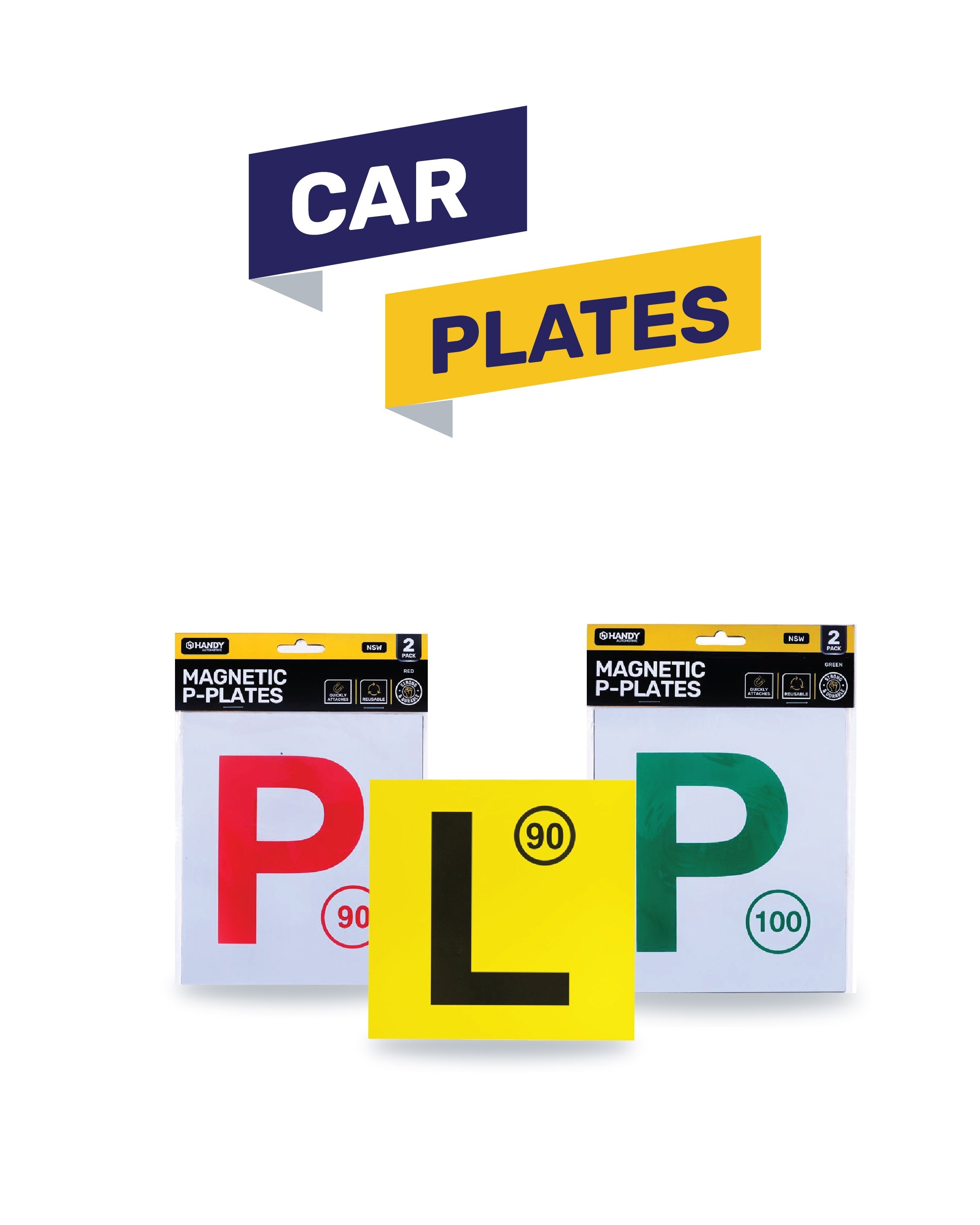 CAR PLATES – PACKAGINGONWHEELSWHOLESALE