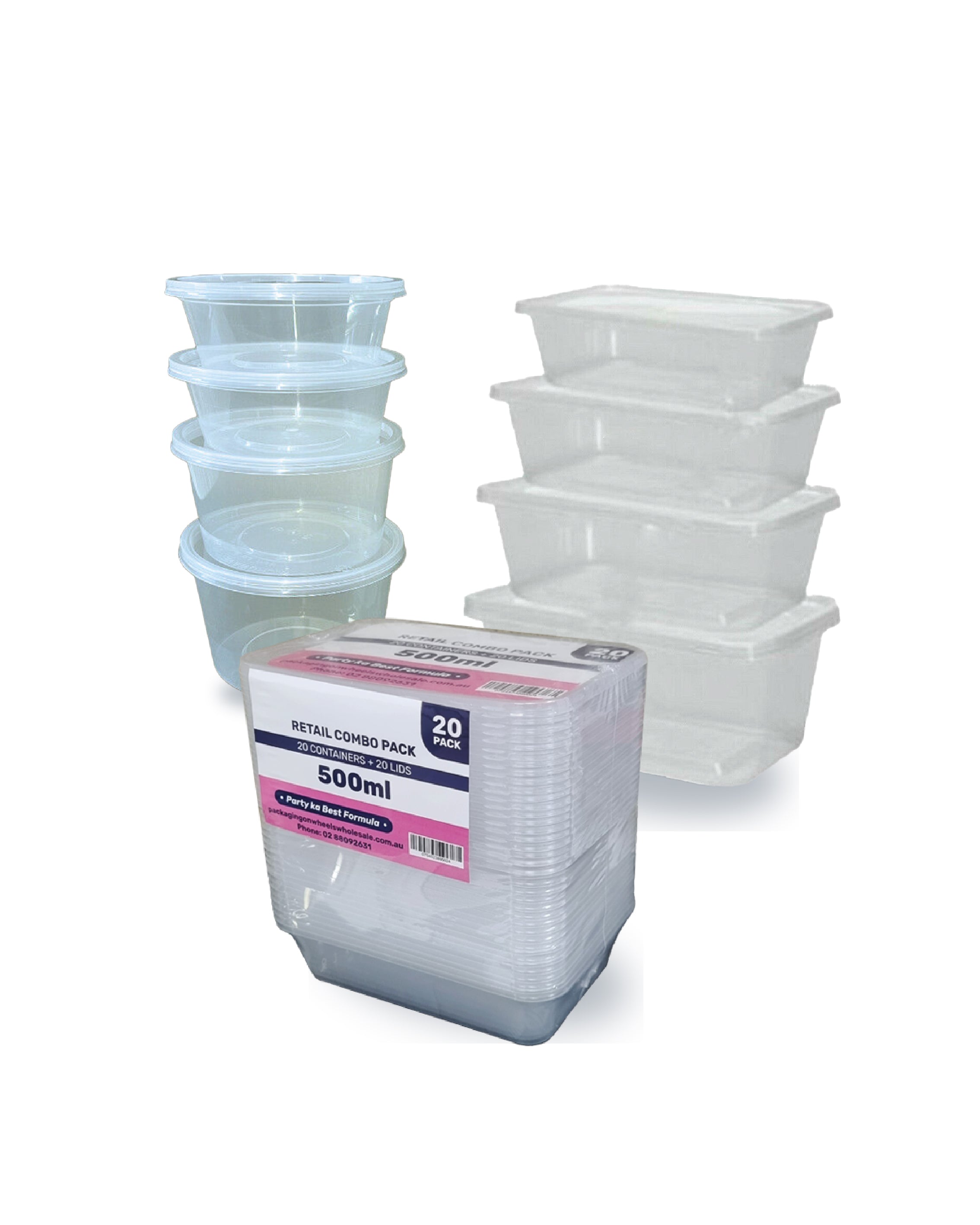 TAKEAWAY CONTAINERS – PACKAGINGONWHEELSWHOLESALE