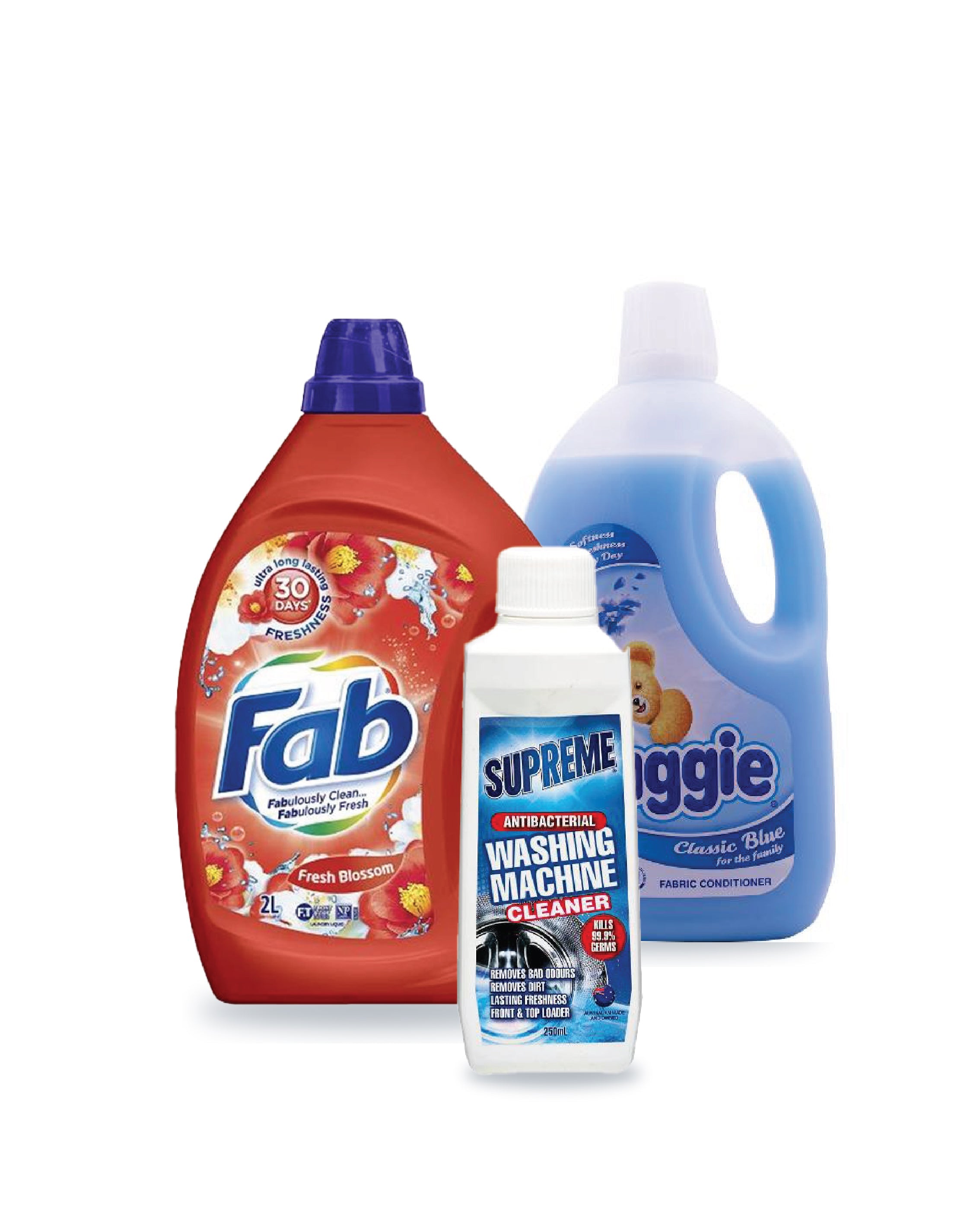 LAUNDRY LIQUIDS & FABRIC CONDITIONER – PACKAGINGONWHEELSWHOLESALE