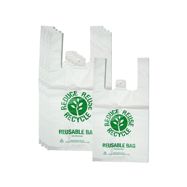 Deal Plastic Reusable Carry Bag Small – PACKAGINGONWHEELSWHOLESALE