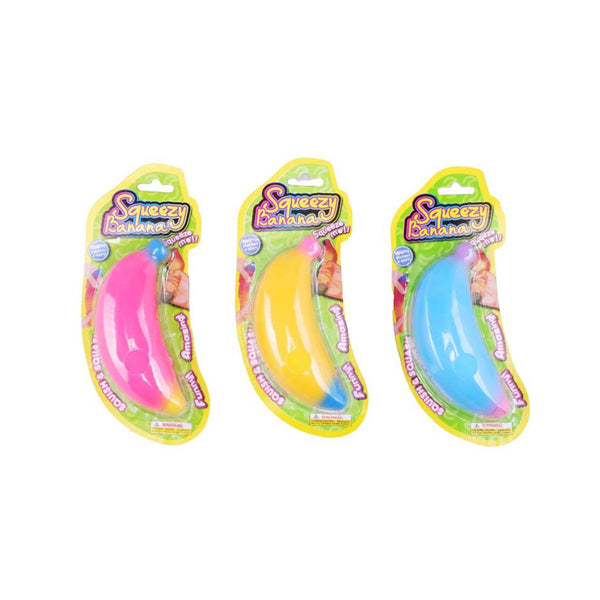 Squeezy Squishy Banana 13cm x 4.5cm - $1.99 EA / CTN QTY: 12 ...