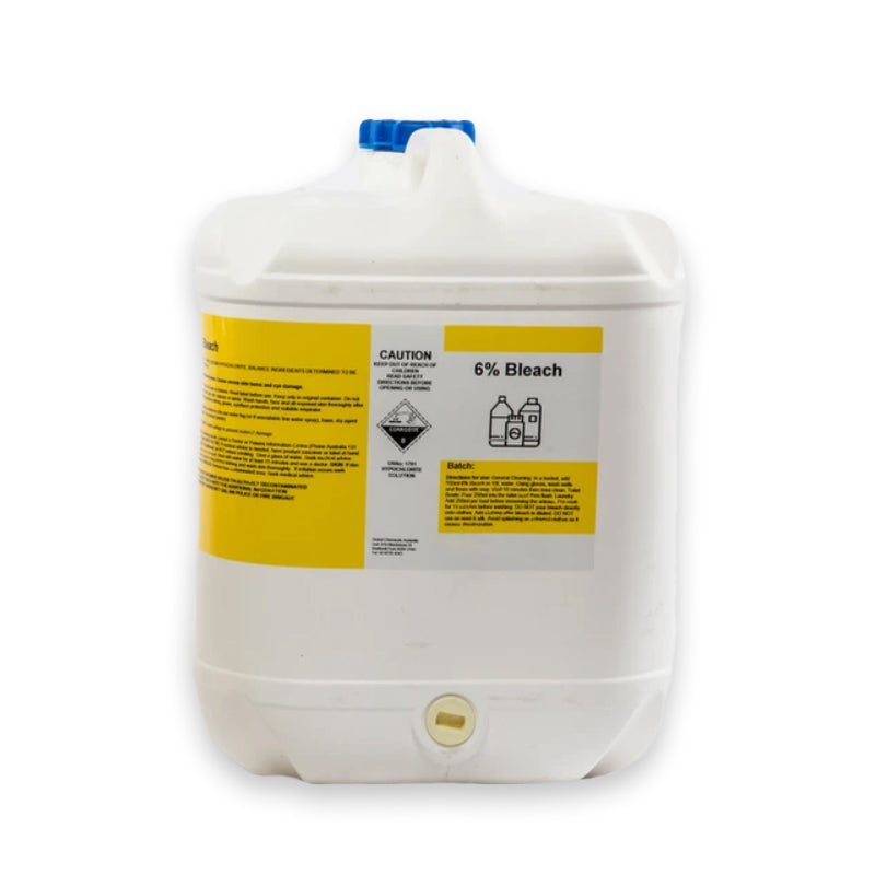 Bleach 20 litre – PACKAGINGONWHEELSWHOLESALE