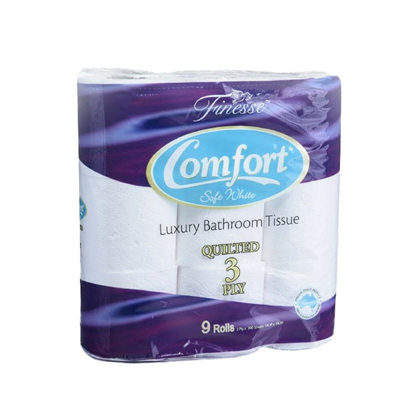 Comfort Bathroom Tissue 3 Ply 9pk - $5.00 EA / CTN QTY: 8 ...