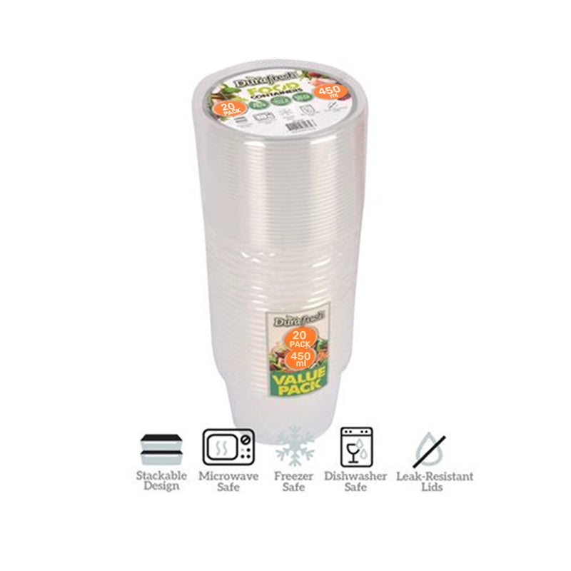 Retail Combo Pack Party Ji 450ml Container Round (20PCS) - $3.99 EA ...